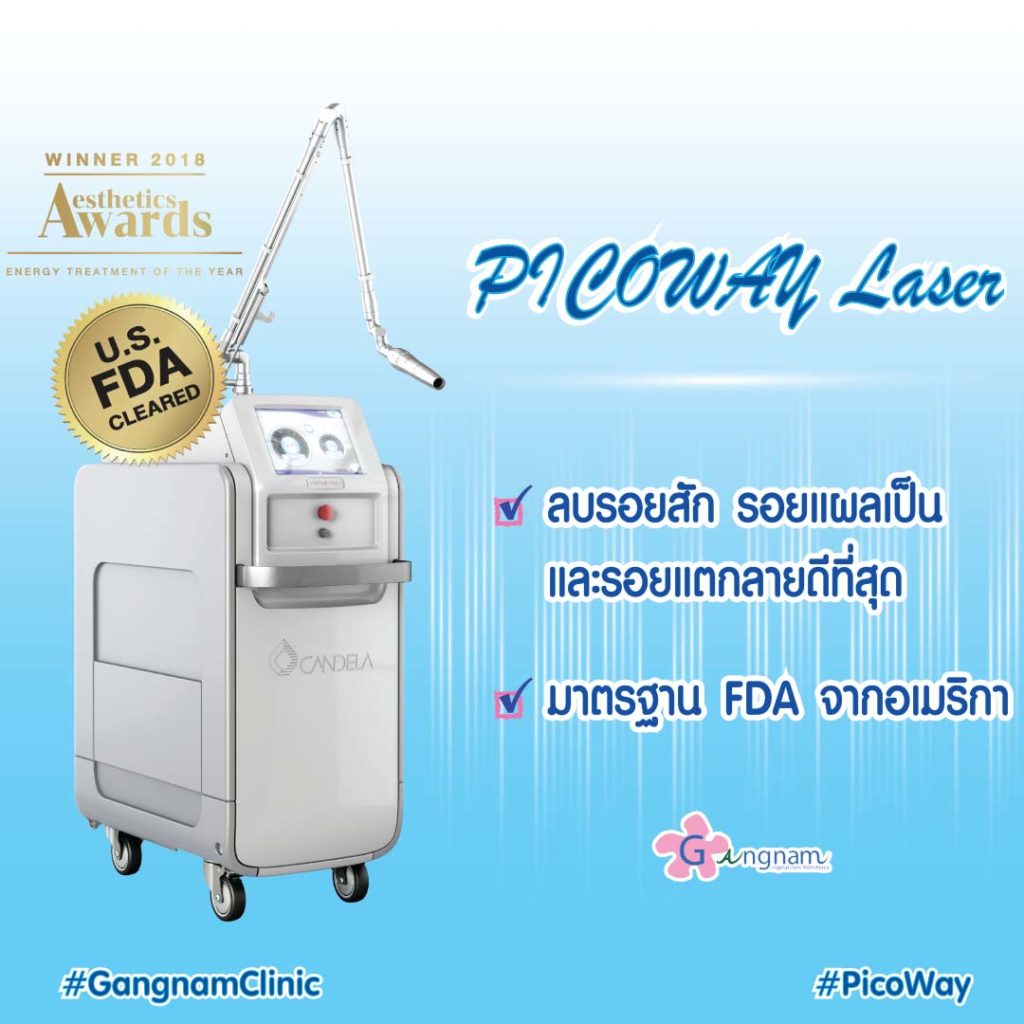 PICOWAY ลบรอยสัก ด้วยนวัตกรรมที่ดีที่สุด ท้าให้ทดลองฟรี ต้องที่กังนัมคลินิก